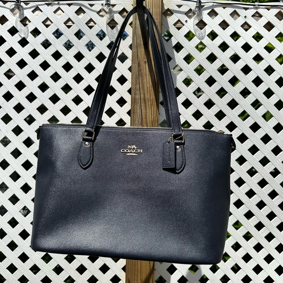 Coach | Bags | Navy Coach Tote | Poshmark